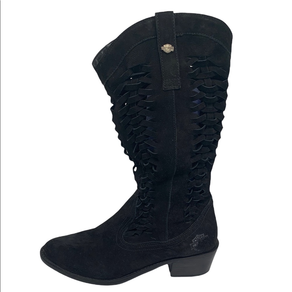 Harley Davidson Women's Leather Suede Riding Boots Sh… - Gem